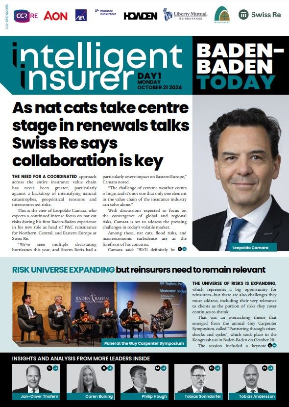Baden Baden Today 2024 | Intelligent Insurer